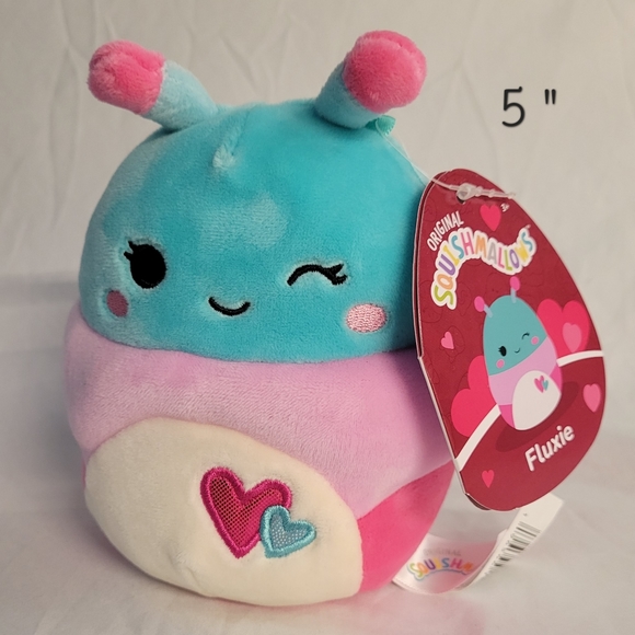 Squishmallows | Toys | Nwt 5 Fluxie The Valentine Caterpillar ...